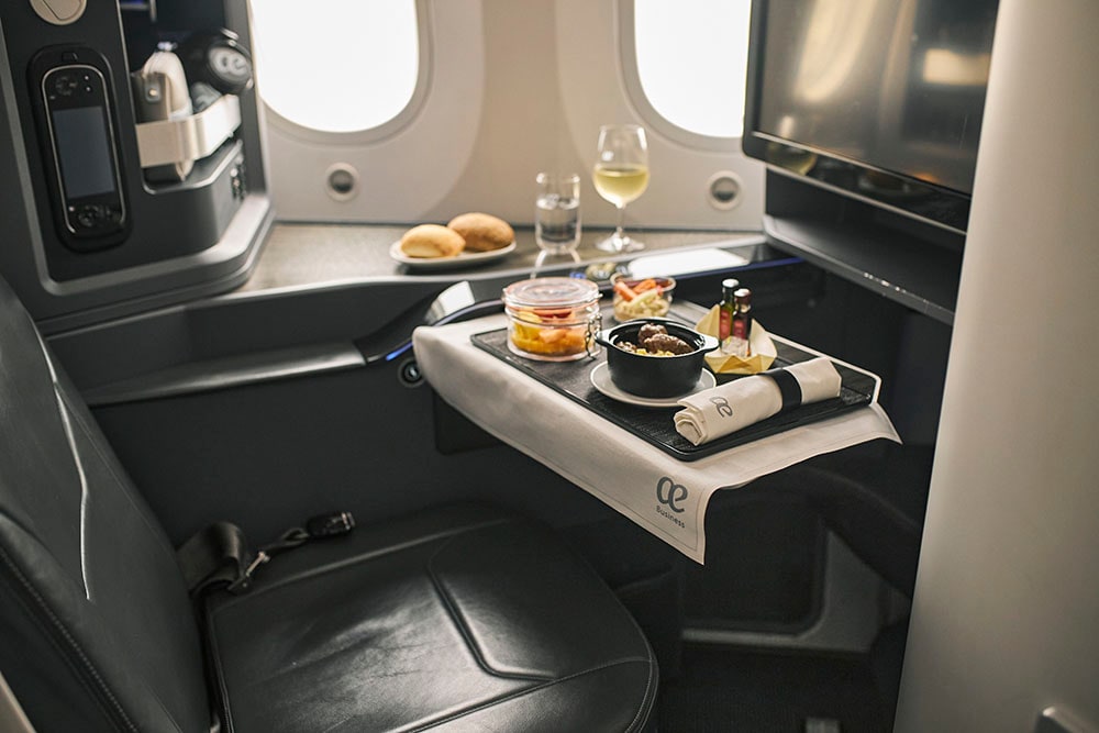 In-flight Menu in Business Cabin | Air Europa Spain